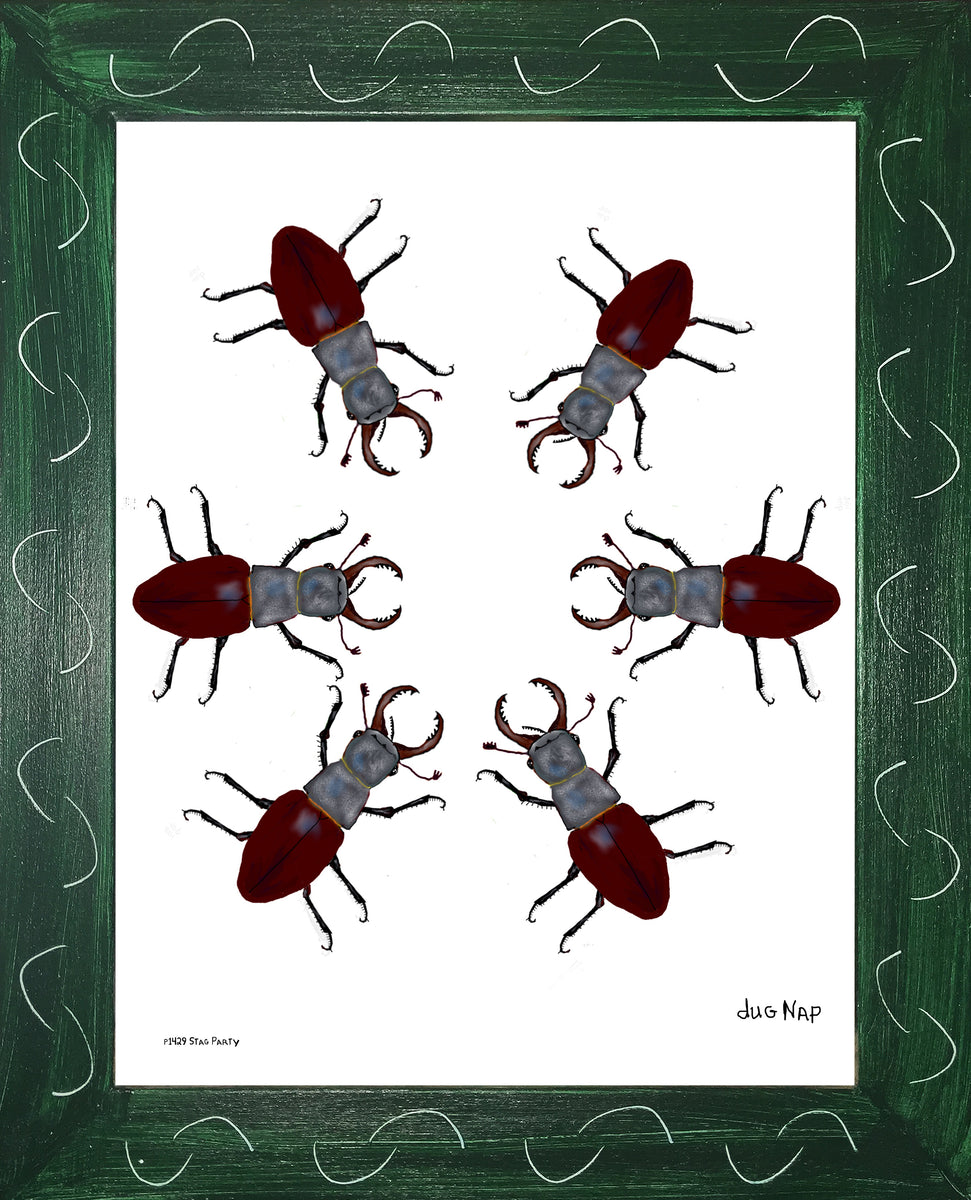 p1429 Stag Party (Beetle) – dug Nap Art